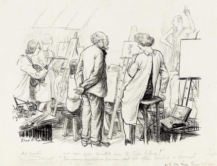 Ernest Howard Shepard (1879-1976) , The Art Class | Christie's