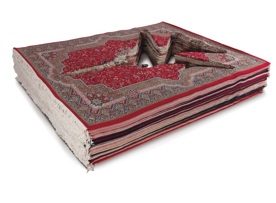 Farhad Moshiri (Iranian, b. 1963) , Flying Carpet | Christie's