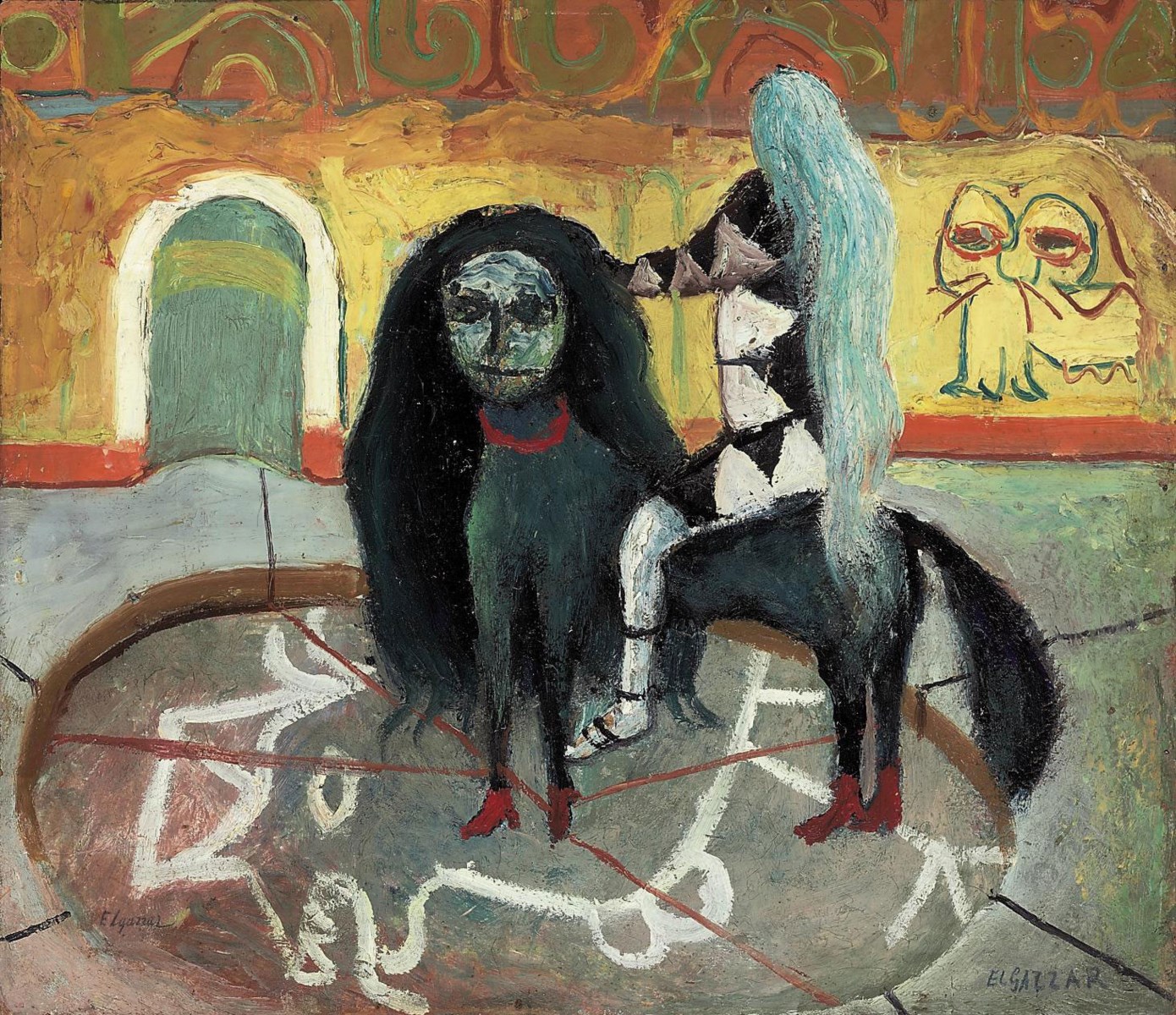 Abdul Hadi El-Gazzar (Egyptian, 1925-1965) , The Lady Rider | Christie's