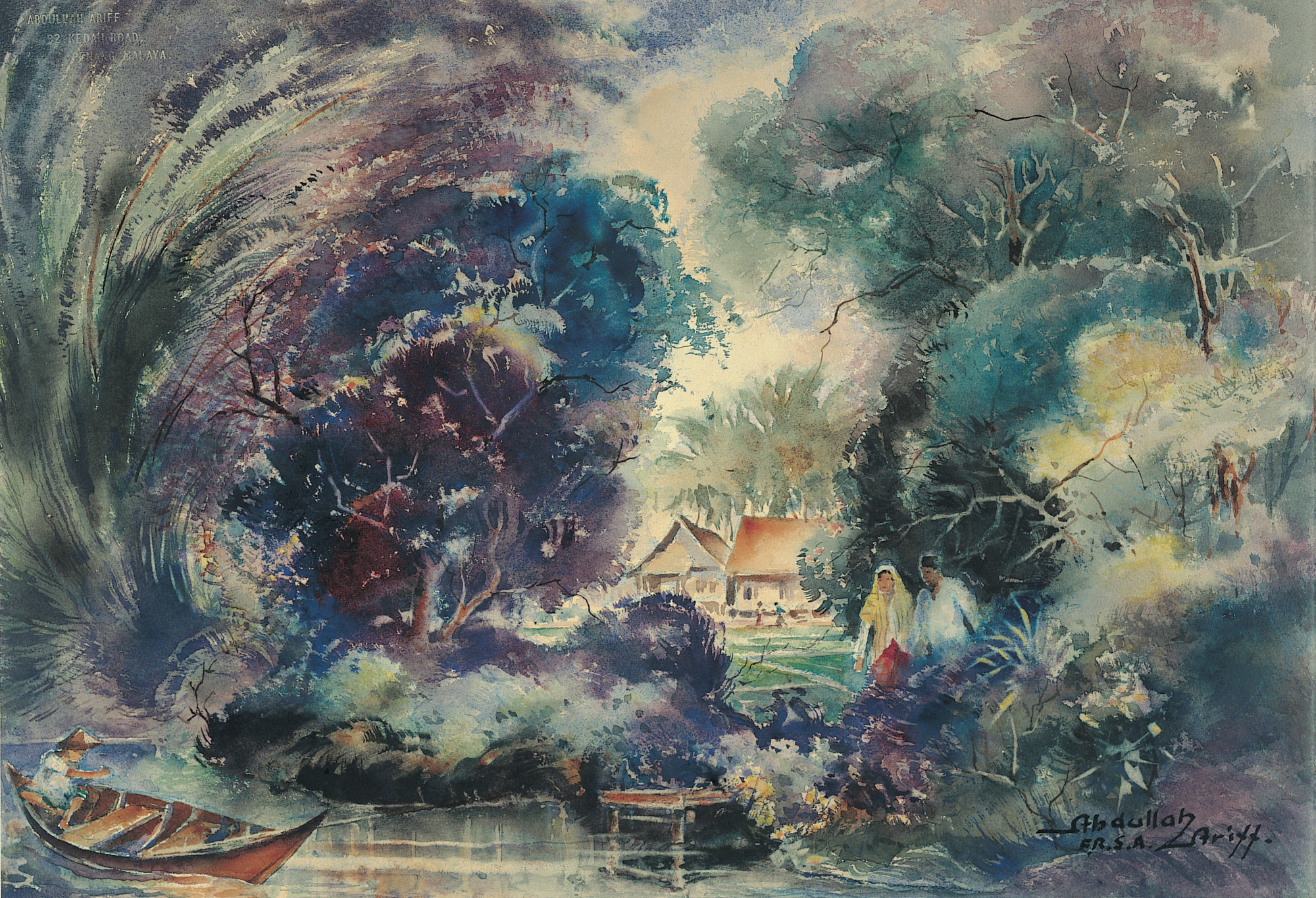 ABDULLAH ARIFF (Malaysia 1904-1962) , The river ferry | Christie's