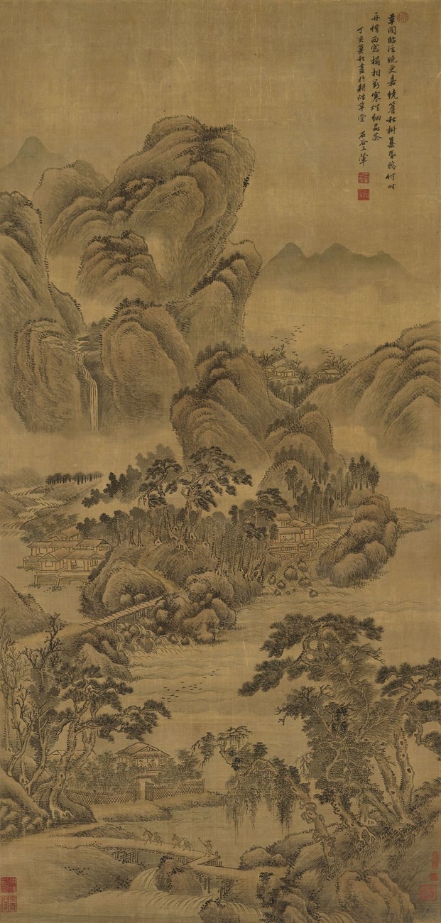 WANG HUI (1632-1717) , Pavilion beside the River | Christie's