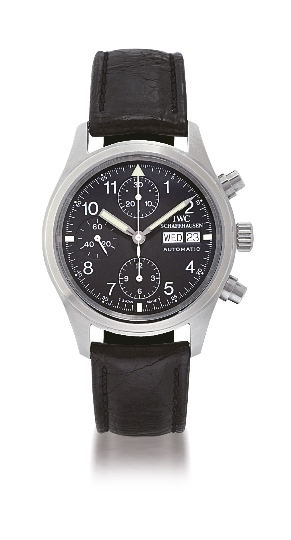 IWC, DER FLIEGER CHRONOGRAPH STAINLESS STEEL AUTOMATIC CHRONOGRAPH ...