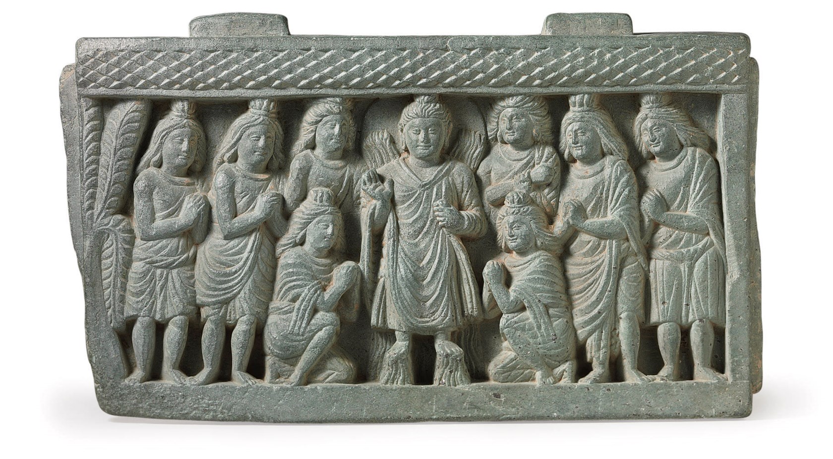 A Green Schist Relief with the Miracle of Sravasti , GANDHARA, 3RD ...