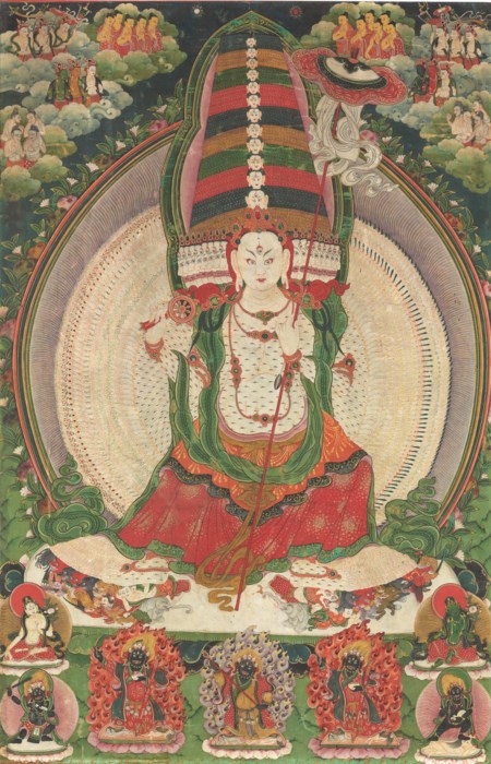 A thangka of Sitatapatra , TIBET, 18TH CENTURY | Christie's