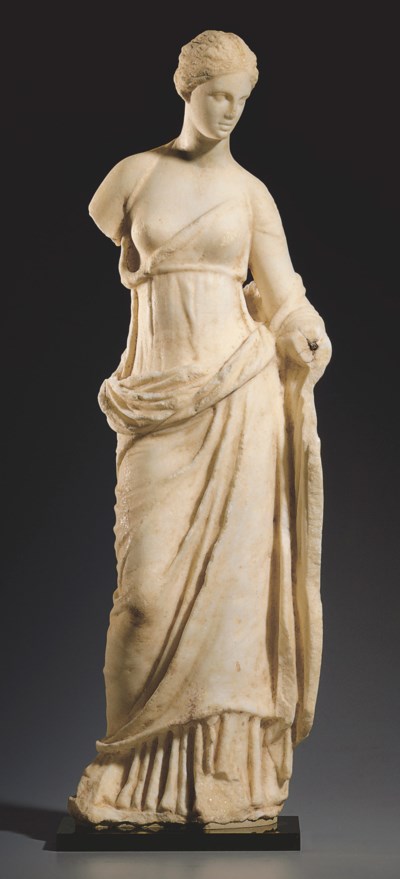 A GREEK MARBLE APHRODITE , HELLENISTIC PERIOD, CIRCA 2ND CENTURY B.C ...