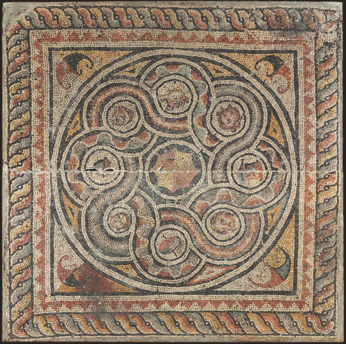 A ROMAN MARBLE MOSAIC PANEL , CIRCA 4TH-5TH CENTURY A.D. | Christie's
