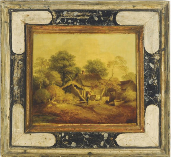 Attributed to Elizabeth Sutton (British, 19th Century) , Cottage farm ...