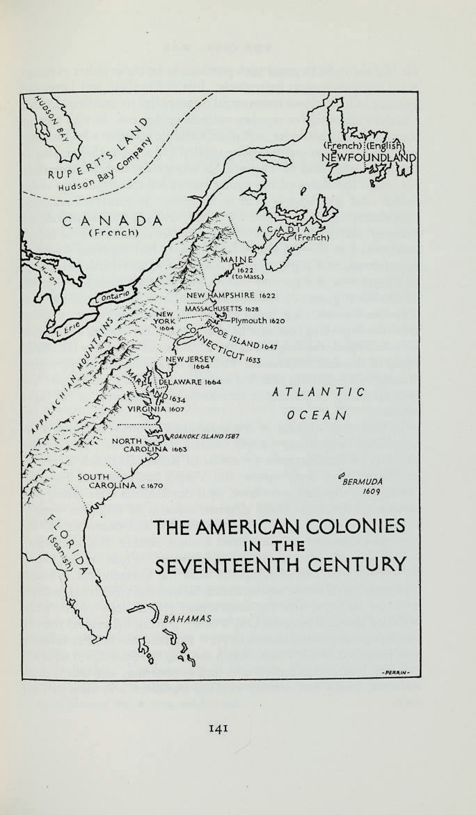 13 Colonies Map With Bodies Of Water
