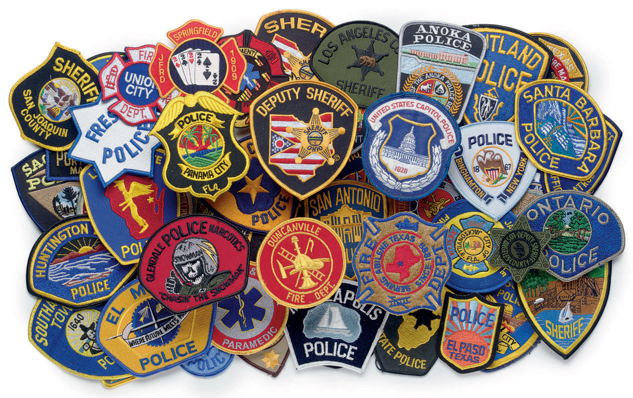 A GROUP OF LAW ENFORCEMENT PATCHES | Christie's