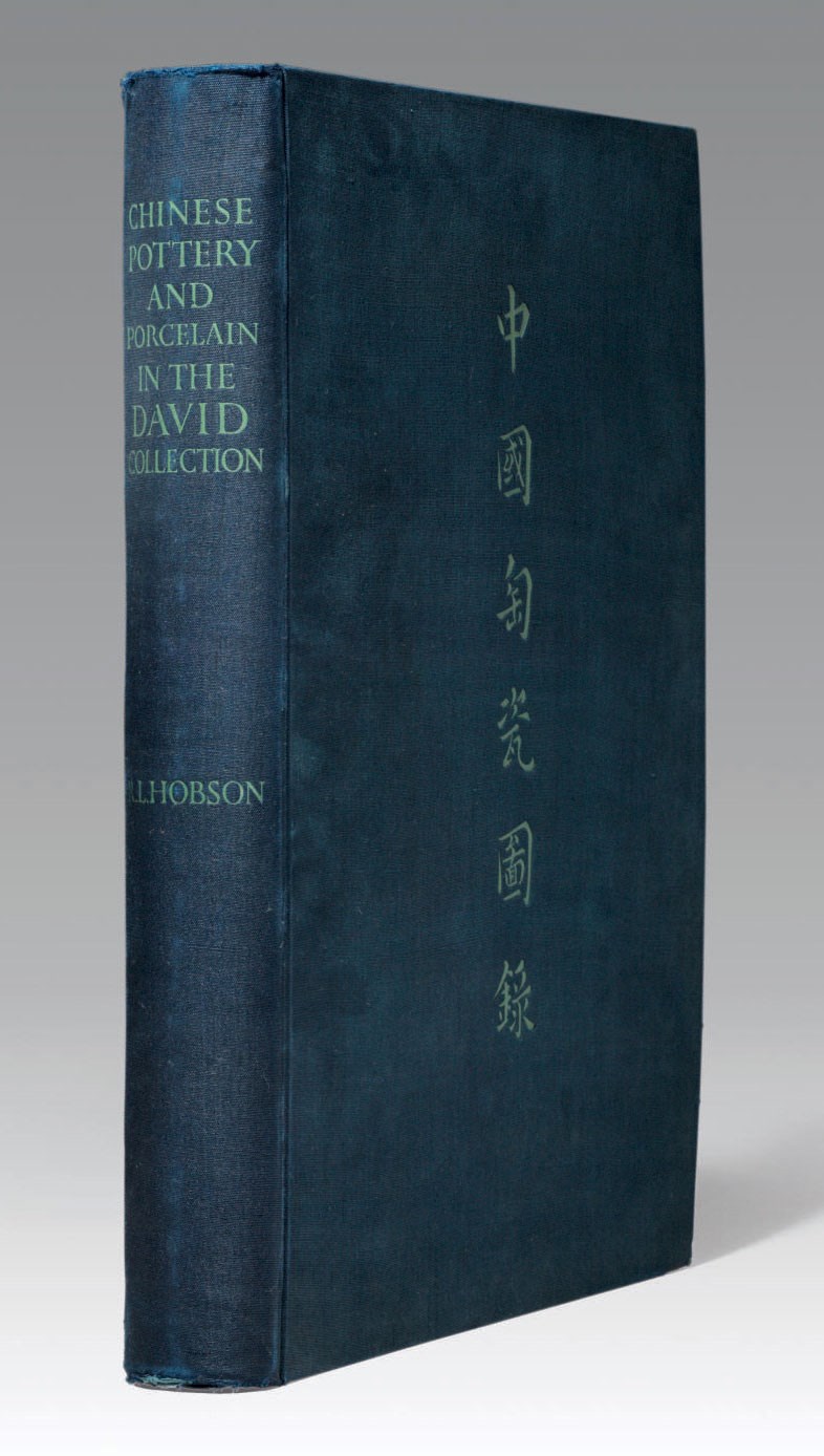 HOBSON, R.L. A Catalogue of Chinese Pottery and Porcelain in the ...