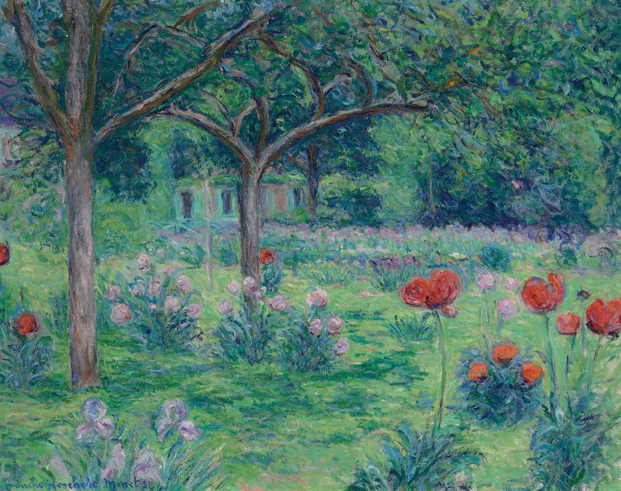 Blanche Hoschede-Monet (1865-1947) , Le jardin de Monet à Giverny ...