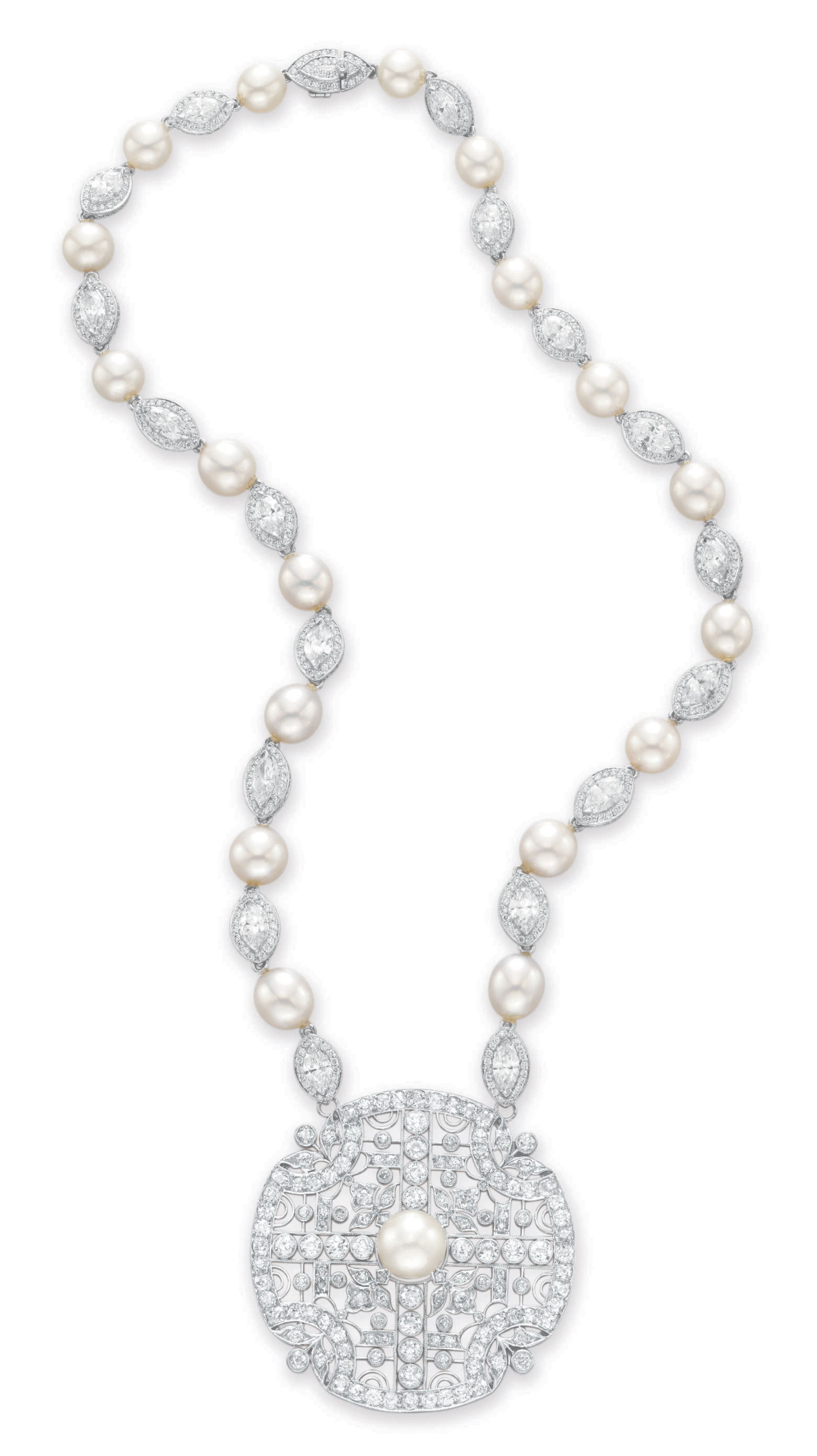 A RUBY AND DIAMOND NECKALCE | Christie's