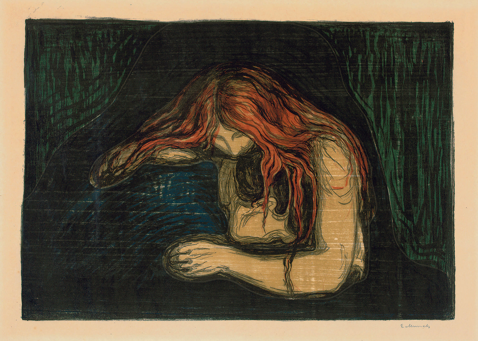 EDVARD MUNCH , Vampire II (W. 41; S. 34) | Christie's