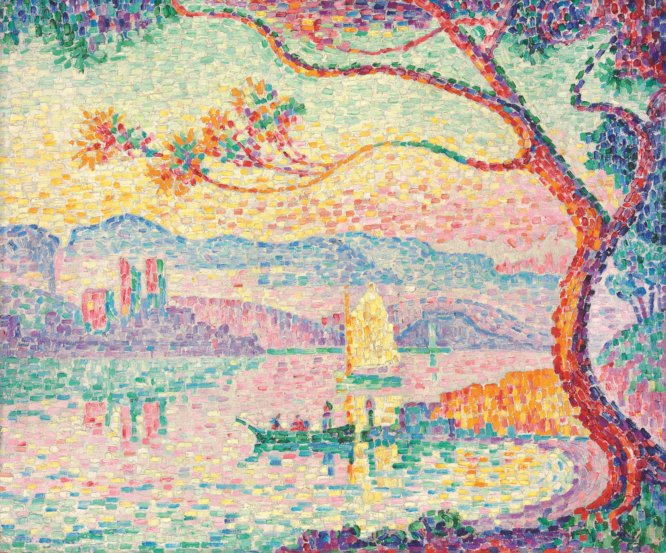 Paul Signac (1863-1935) , Port d'Antibes | Christie's