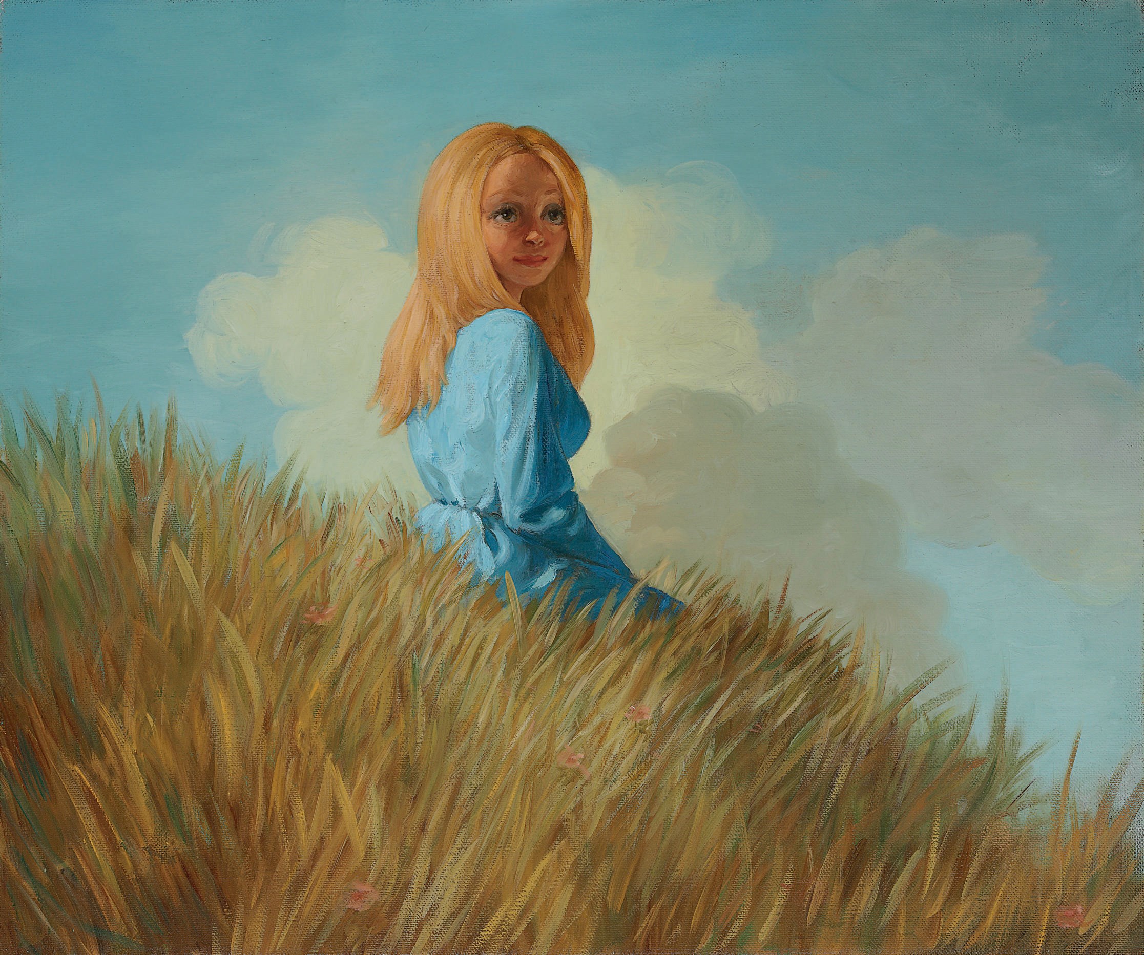 John Currin (b. 1962) , Girl on a Hill | Christie's