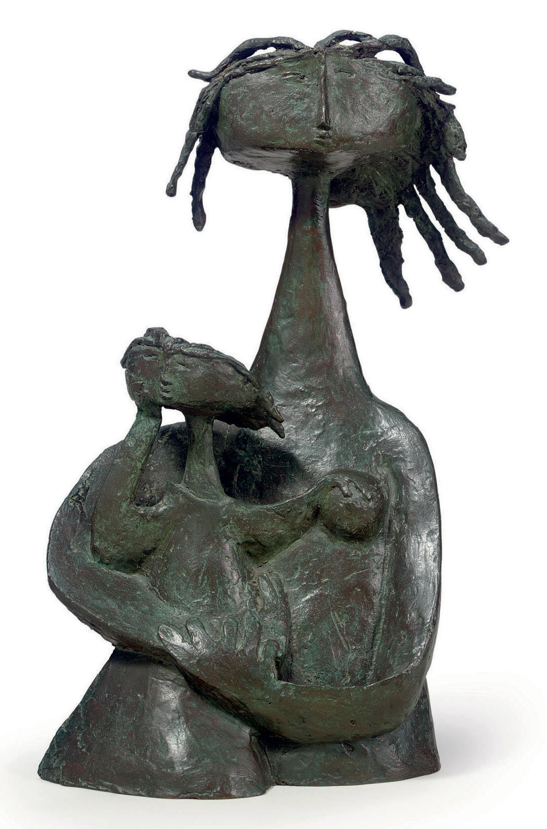 Angel Botello (Spanish/Puerto Rican 1913-1986) , Mother and Child ...