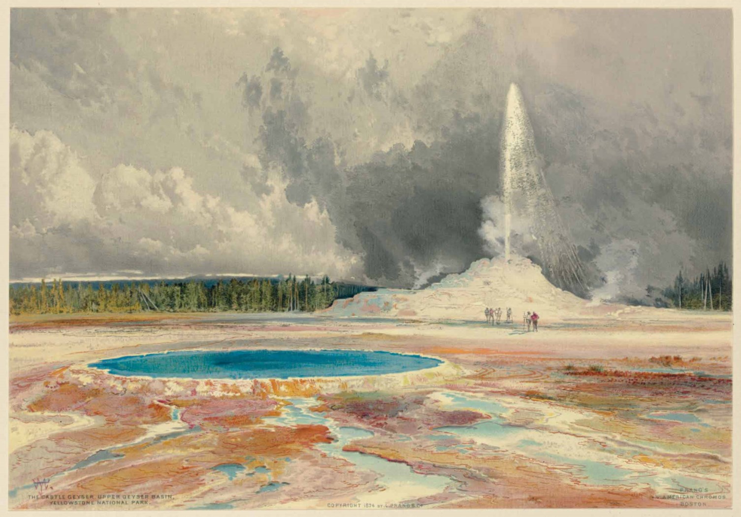 HAYDEN, Ferdinand V. (1829-1887) and Thomas MORAN (1837-1926). The ...