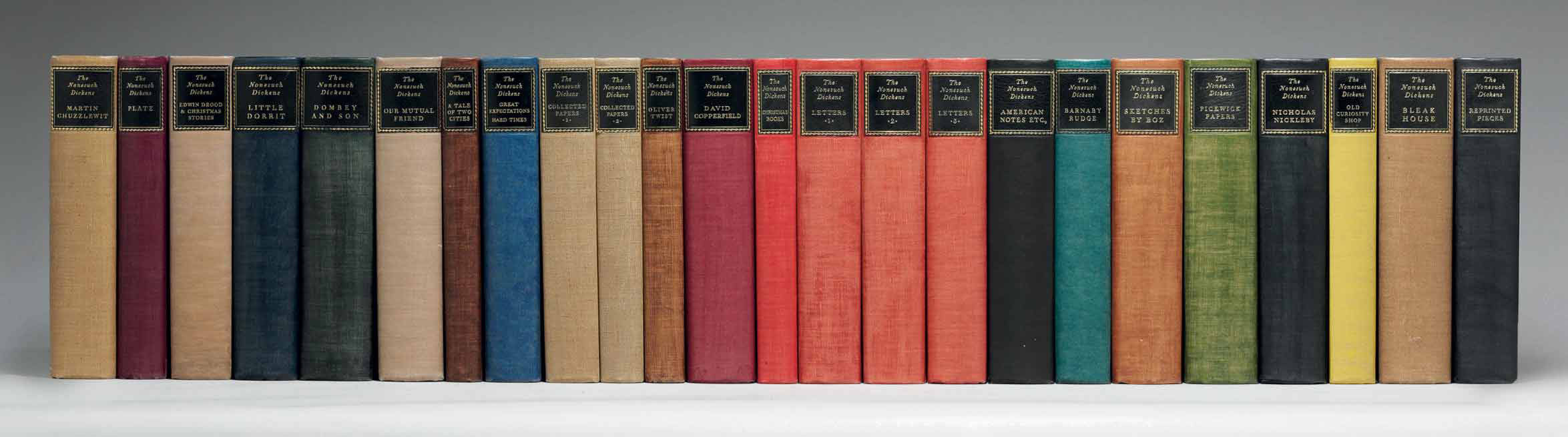 [NONESUCH PRESS]. -- DICKENS, Charles. Works. Edited by Arthur Waugh ...