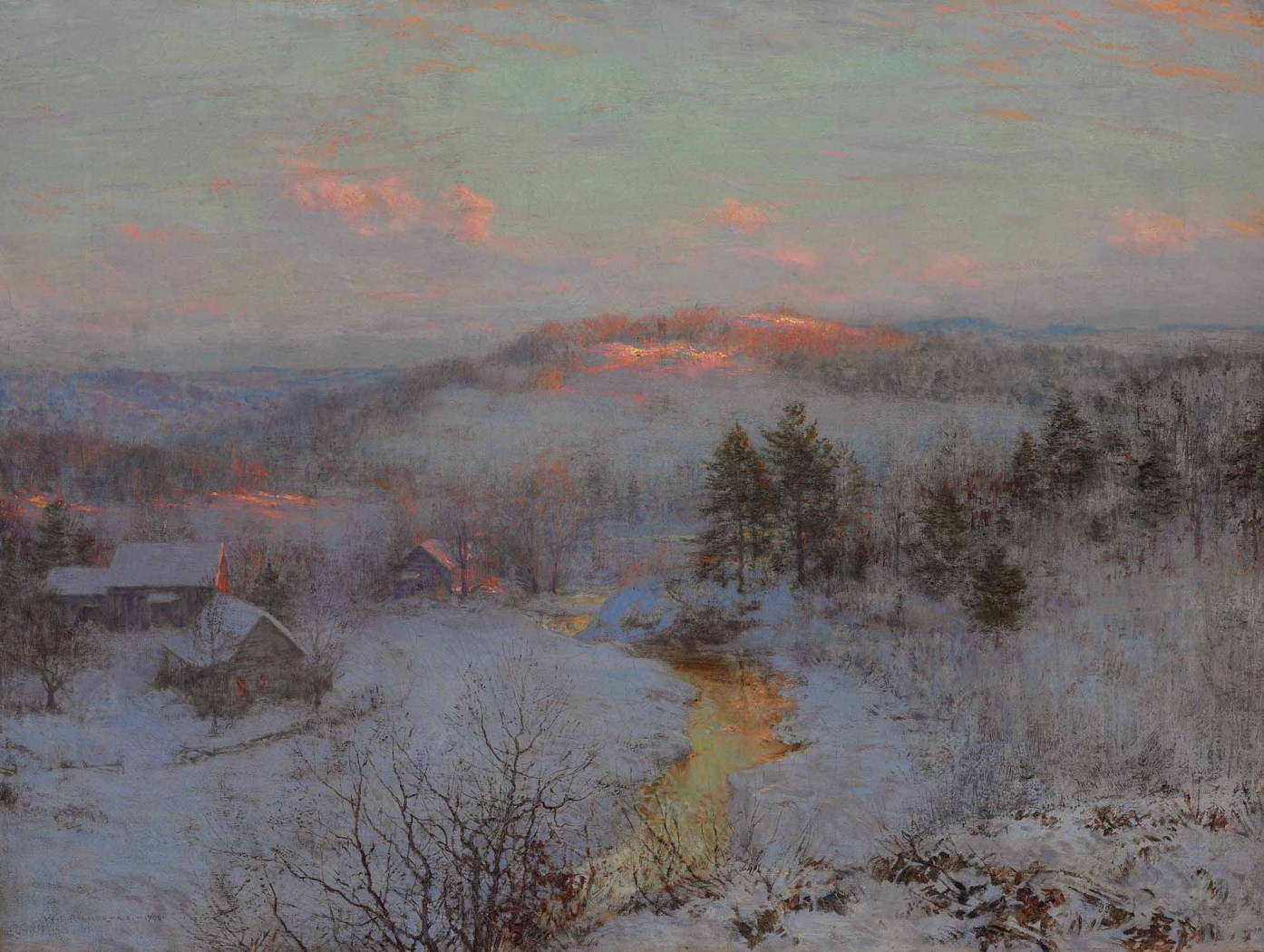 Walter Launt Palmer (1854-1932) , Waning Winter | Christie's