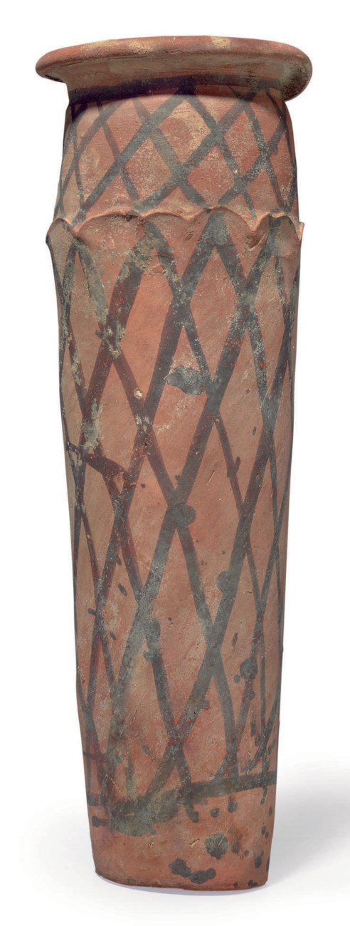 AN EGYPTIAN POTTERY JAR , NAQADA III, 3250-3100 B.C. | Christie's