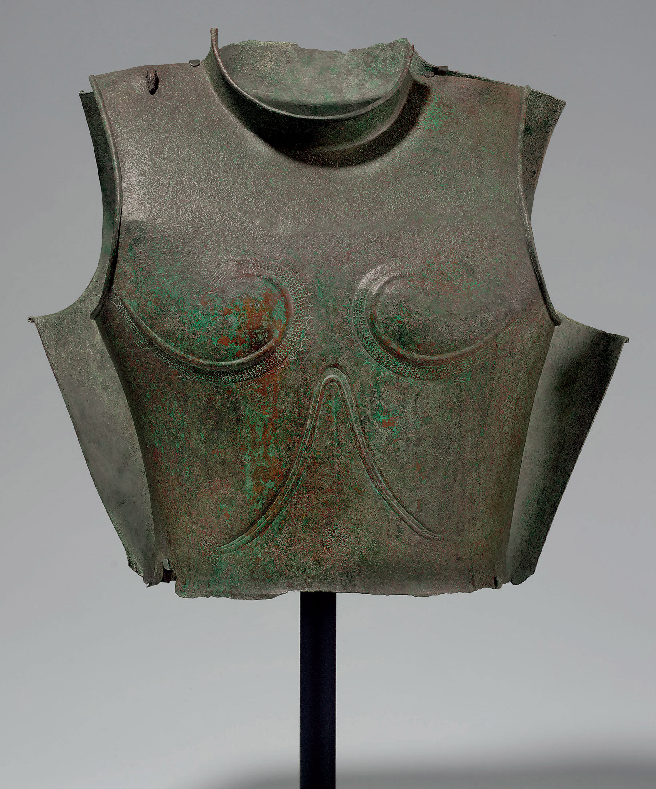 A GREEK BRONZE CORSLET , CIRCA LATE 7TH-EARLY 6TH CENTURY B.C. | Christie's