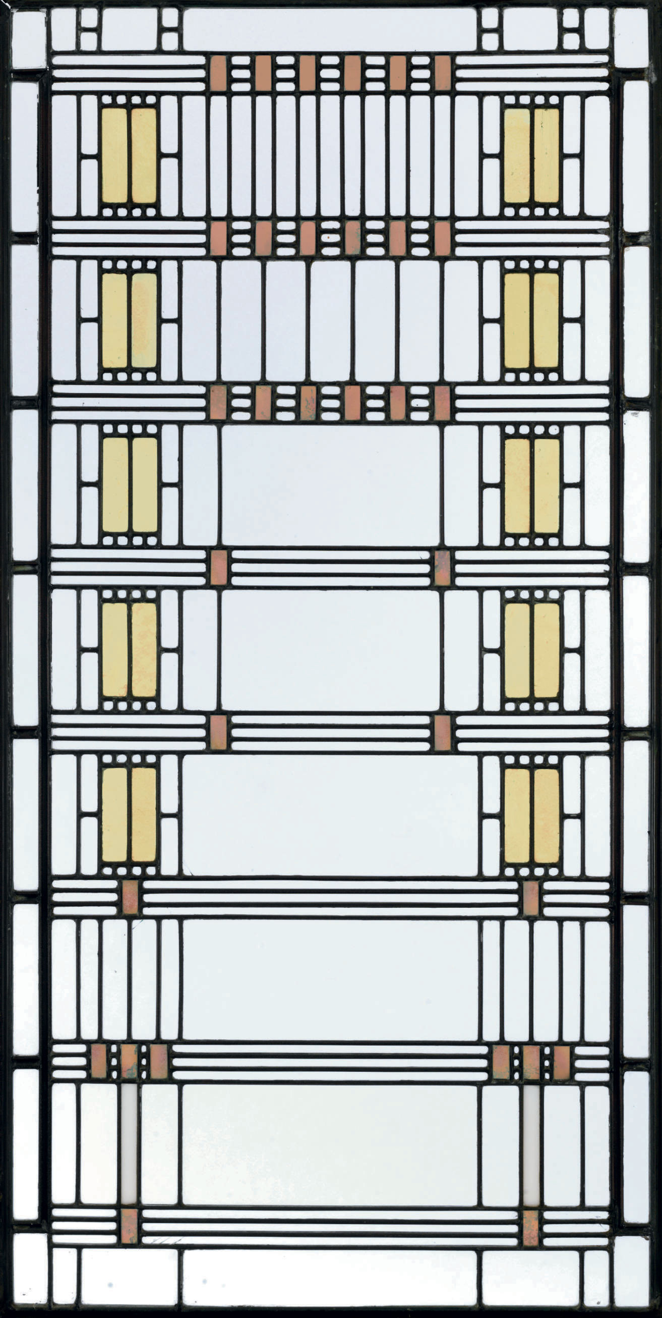FRANK LLOYD WRIGHT (1867-1959) , A 'WISTERIA' LEADED GLASS WINDOW FROM ...