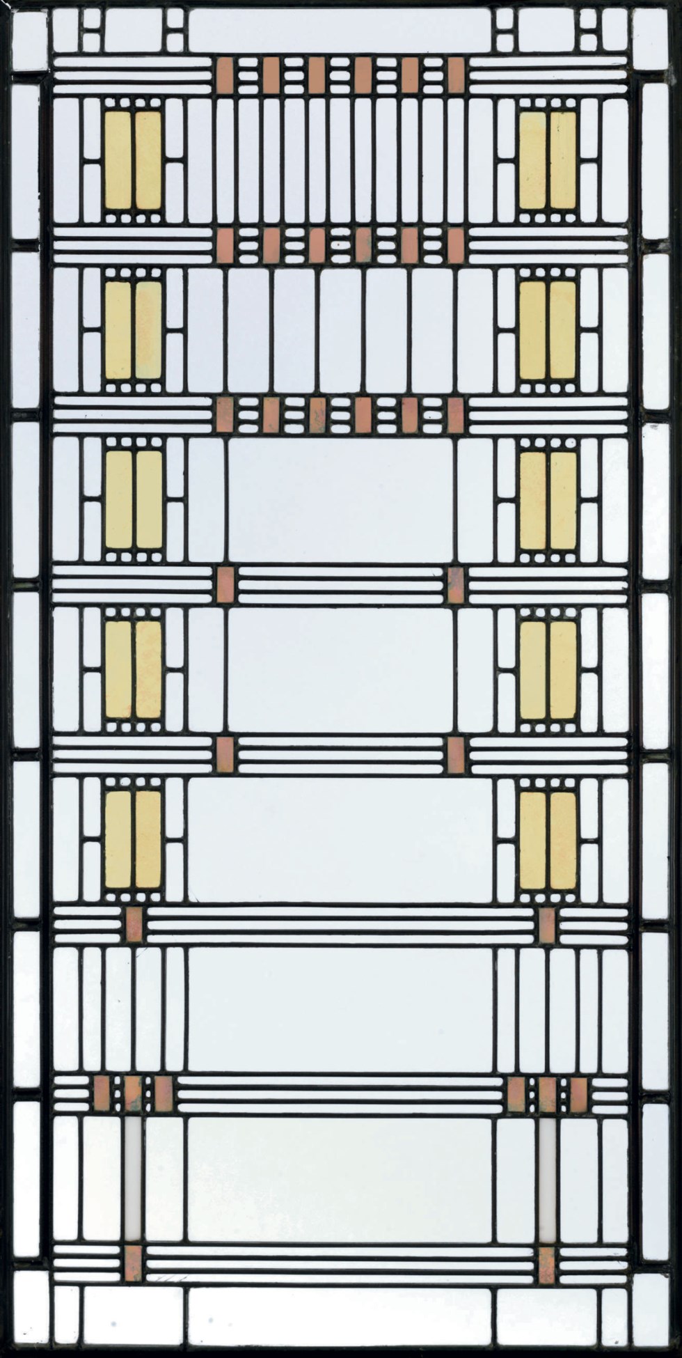 FRANK LLOYD WRIGHT (1867-1959) , A 'WISTERIA' LEADED GLASS WINDOW FROM ...