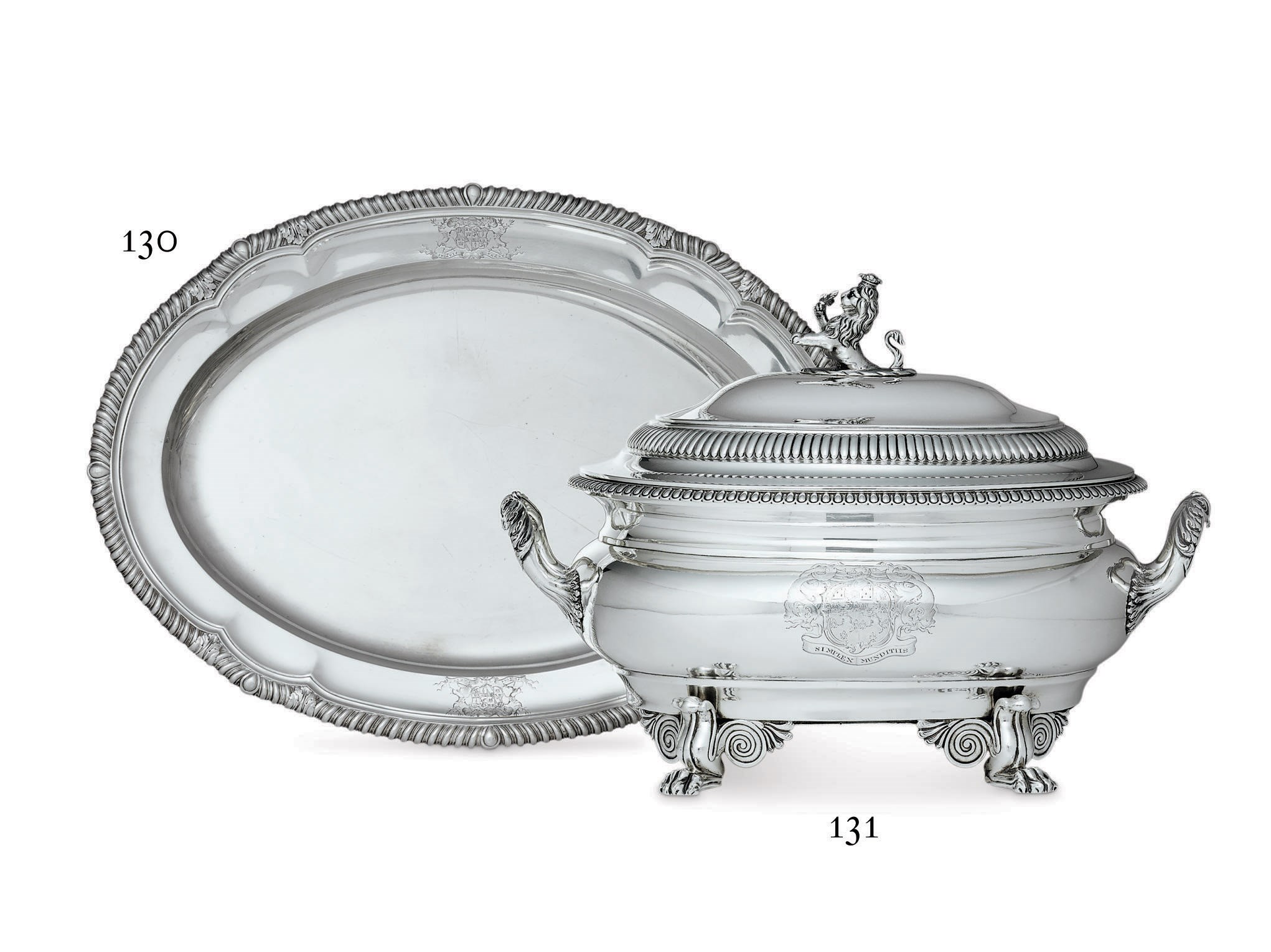 A REGENCY SILVER MEAT DISH , MARK OF PAUL STORR, LONDON, 1816 | Christie's