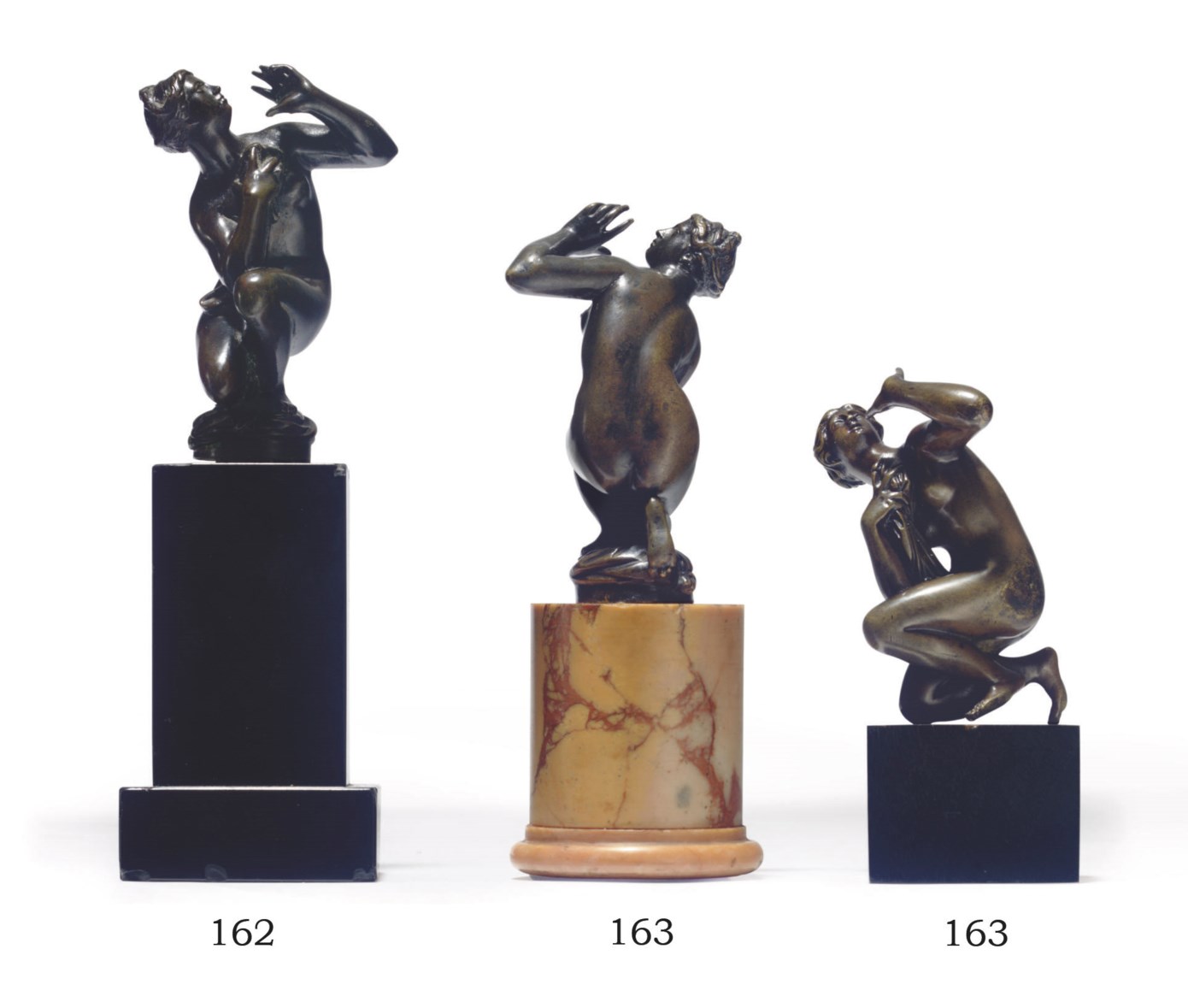 A BRONZE FIGURE OF VENUS BATHING , AFTER GIAMBOLOGNA, ITALIAN, 18TH ...