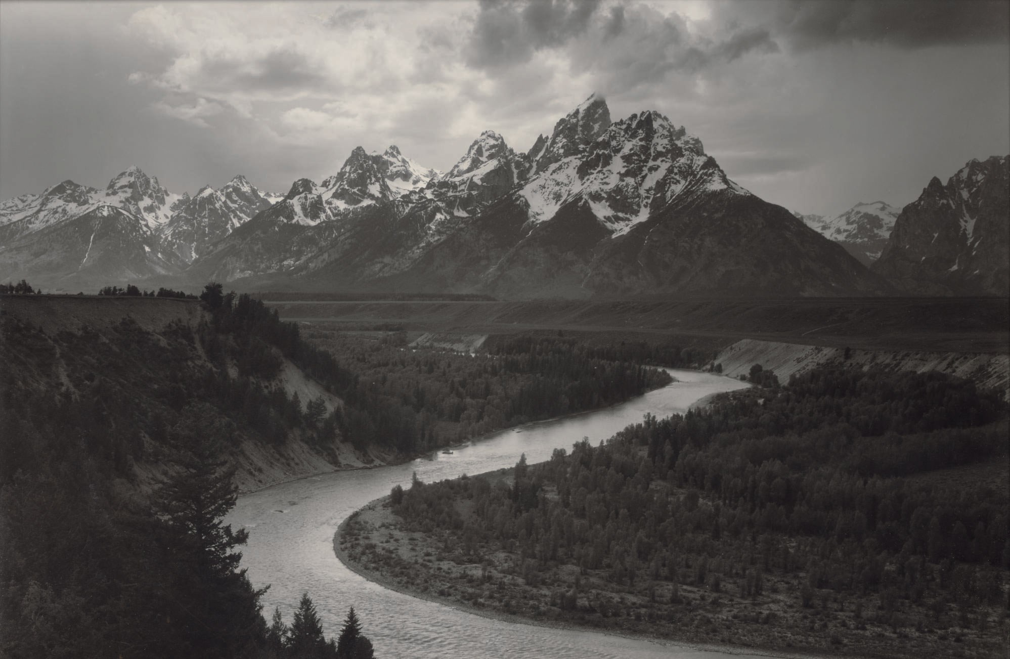 ANSEL ADAMS (1902-1984) , Grand Tetons and the Snake River, Grand Teton ...