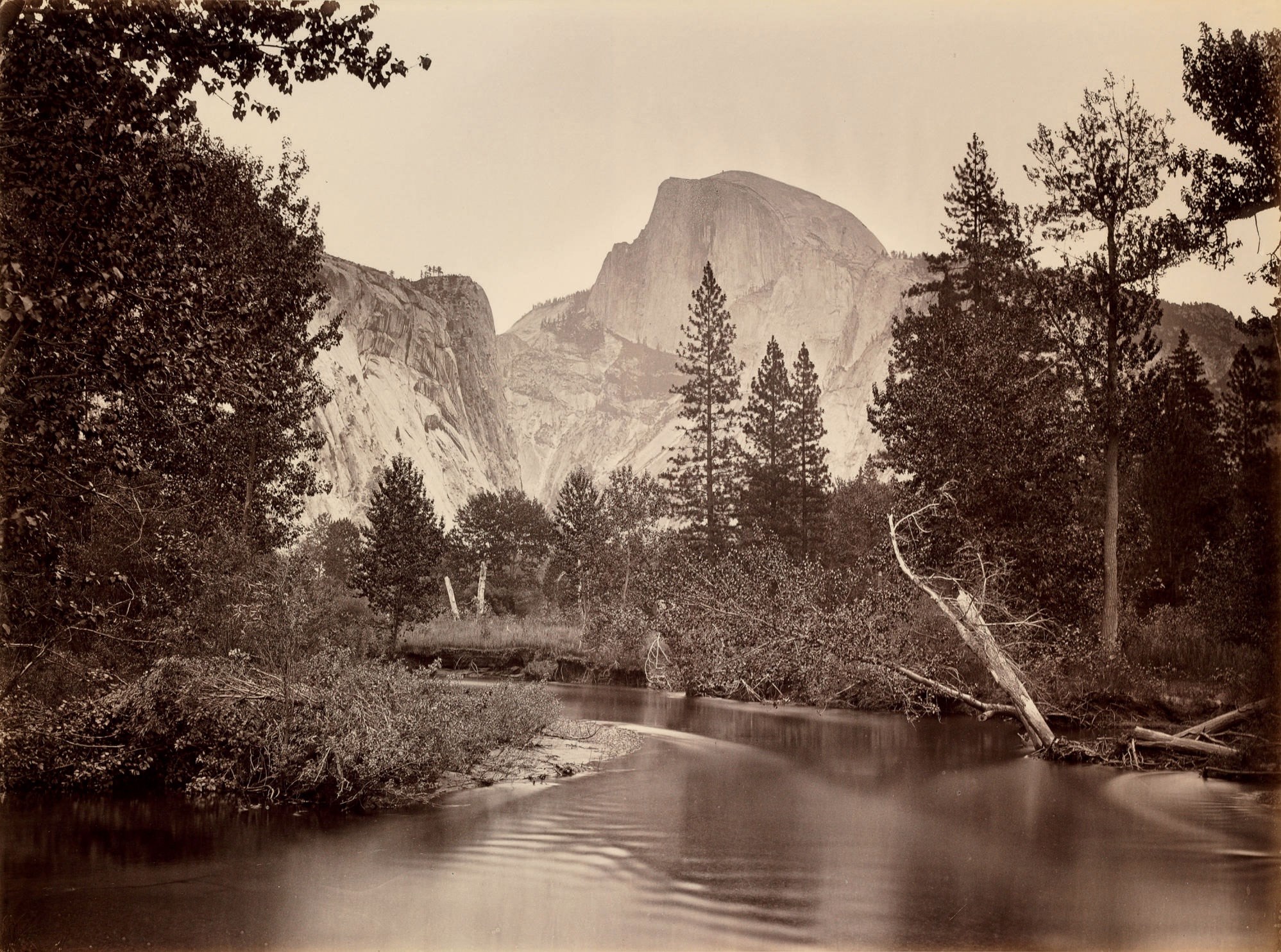 CARLETON E. WATKINS (1829-1916) , Tacoye, The Half-Dome, 5500 feet ...