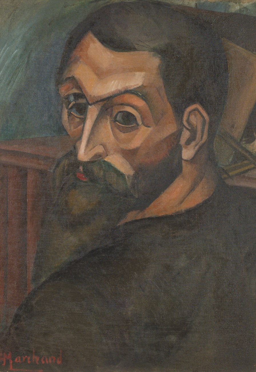 JEAN MARCHAND (1883-1940) , Autoportrait (recto); Nature morte (verso ...