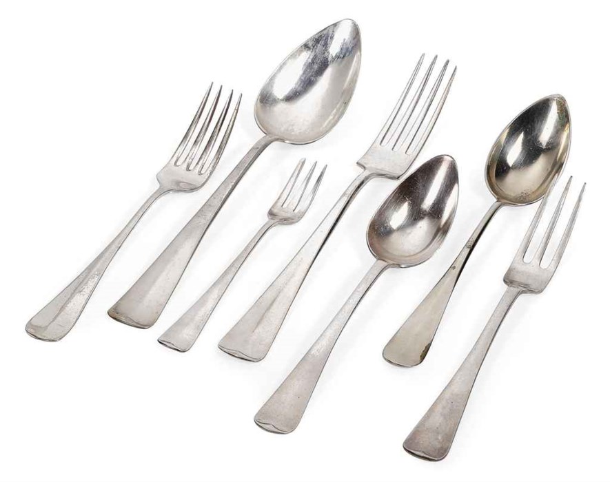 An assorted group of Dutch silver flatware , VARIOUS MAKERS, PART WITH ...