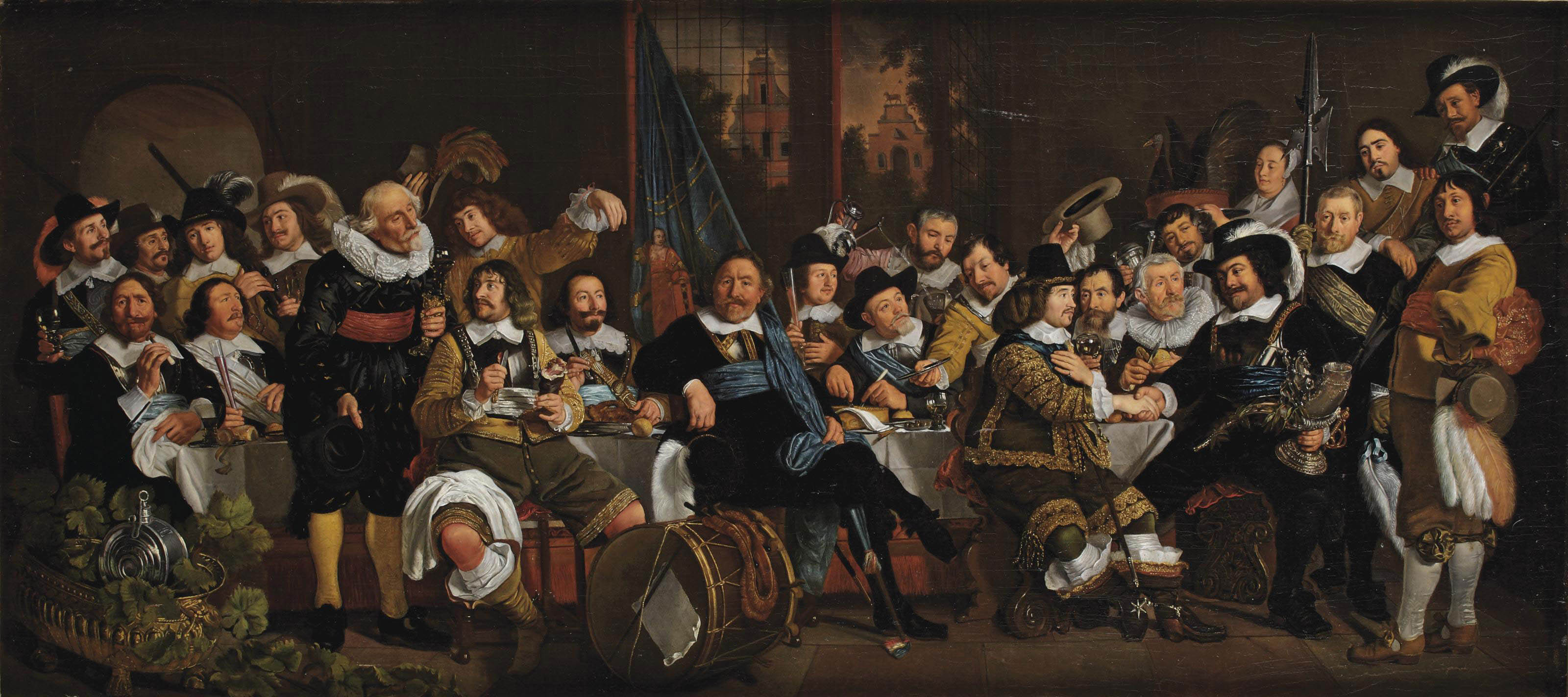 célébration la paix de munster de Bartholomeus Van Der Helst (1613-1670 ...