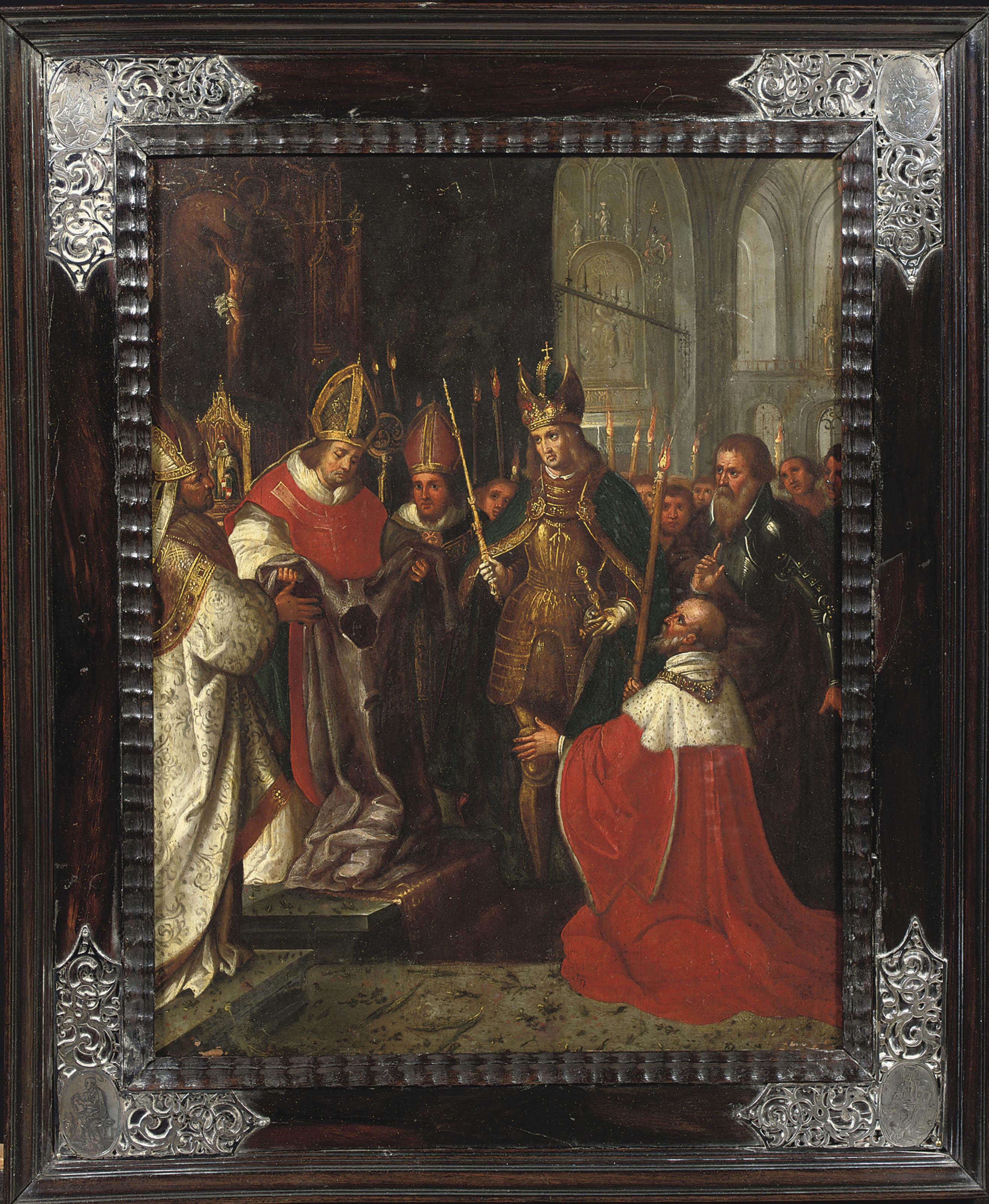 Lambert Jacobsz (Amsterdam c.1598-1636 Leeuwarden) , The Entombment ...