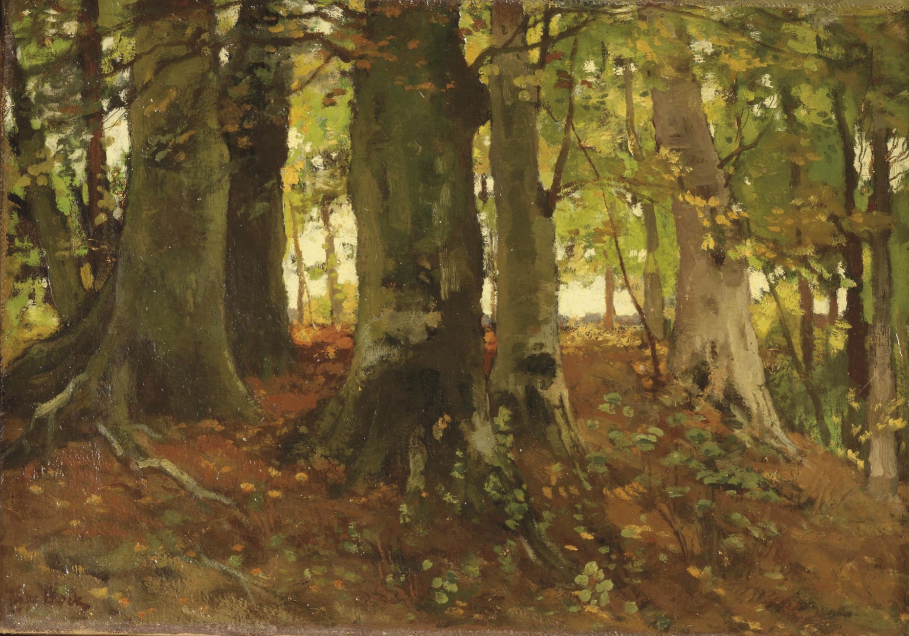 Theophile de Bock (1851-1904) , A forest | Christie's
