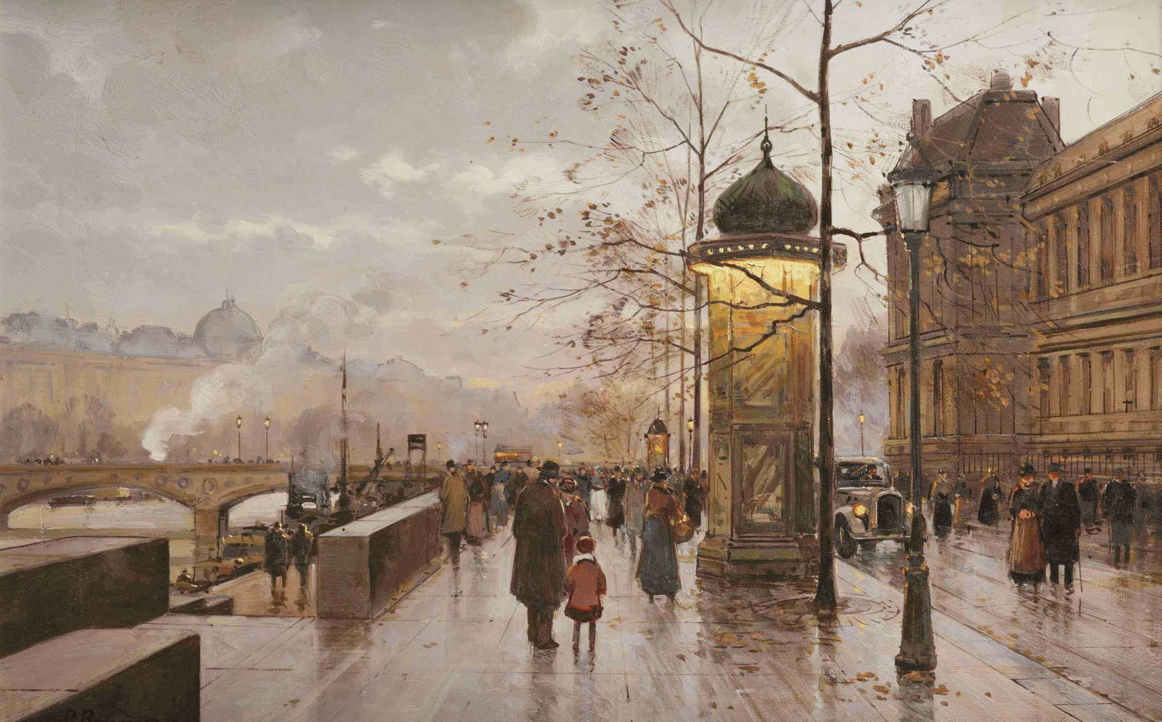 Paul Renard (b. 1941) , Paris in autumn | Christie's