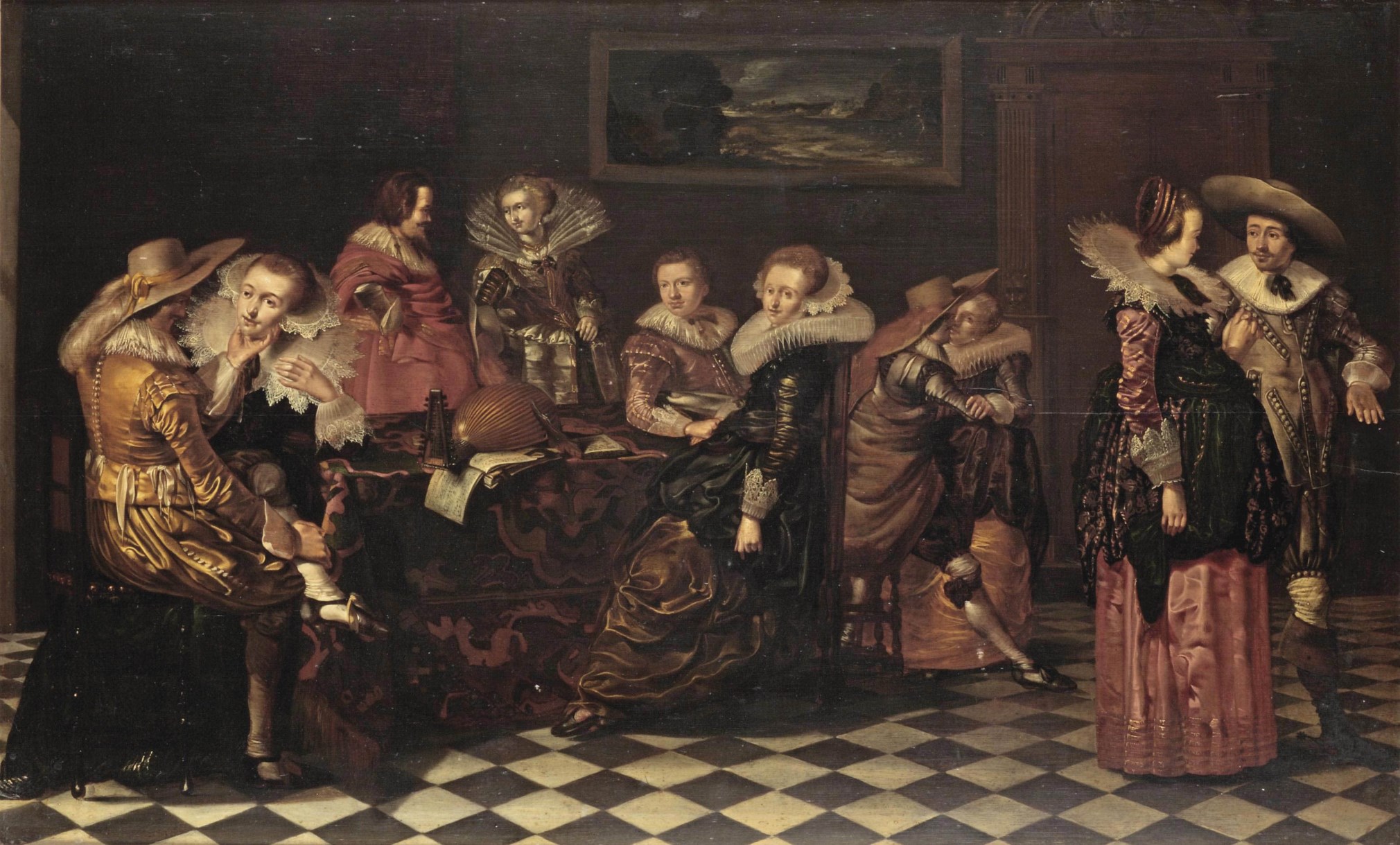 Attributed to Willem Cornelisz. Duyster (Amsterdam 1599-1635) , An ...