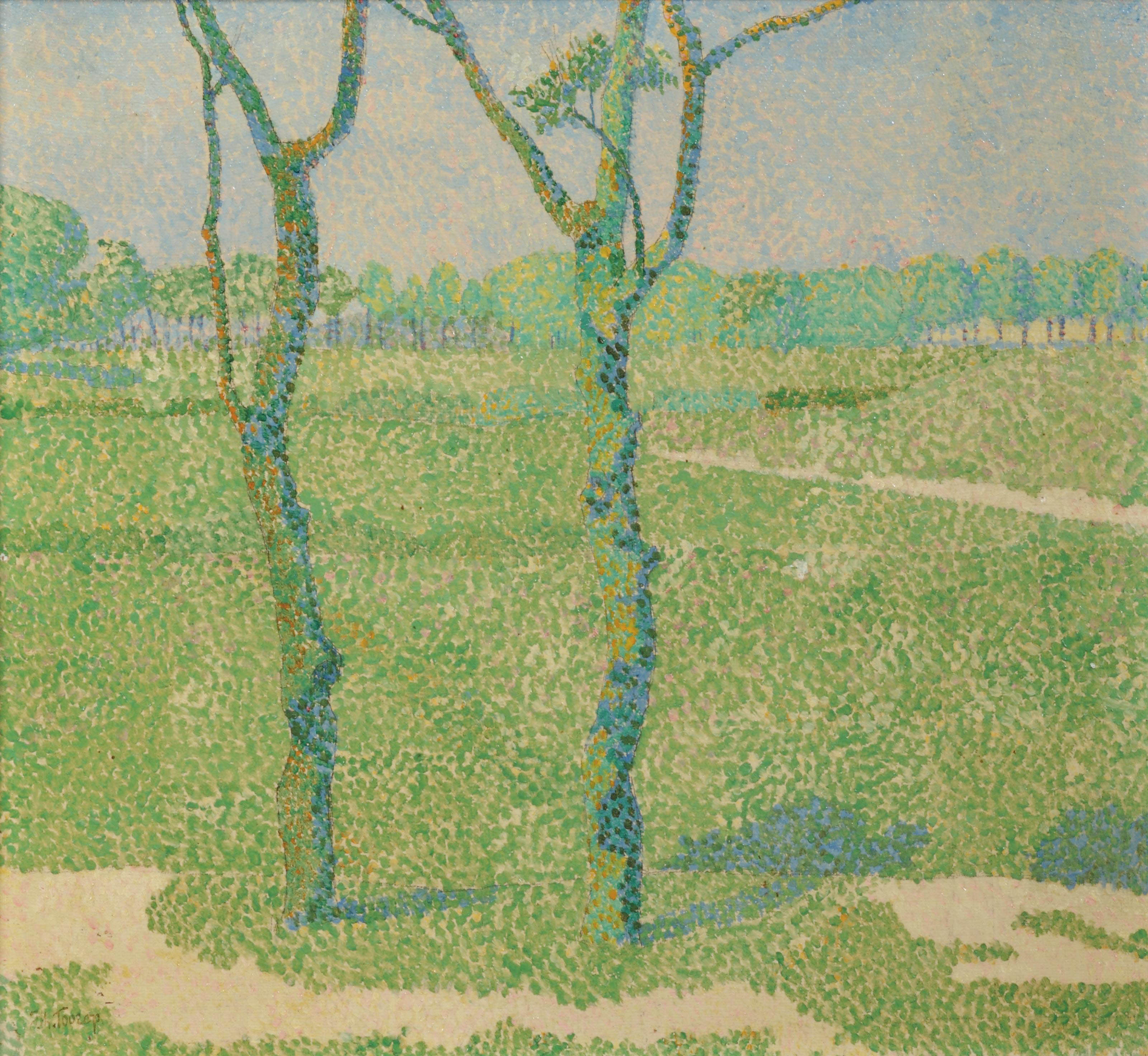 Jan Toorop (1858-1928) , A landscape with trees | Christie's