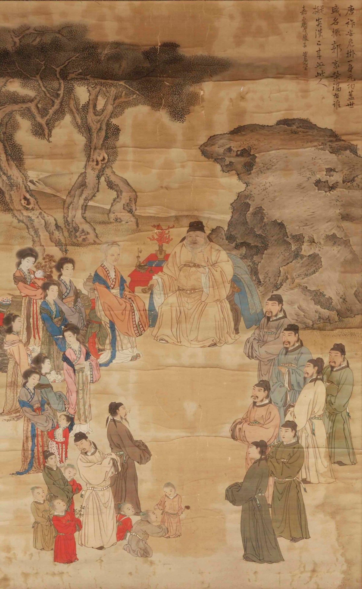 A Chinese hanging scroll
