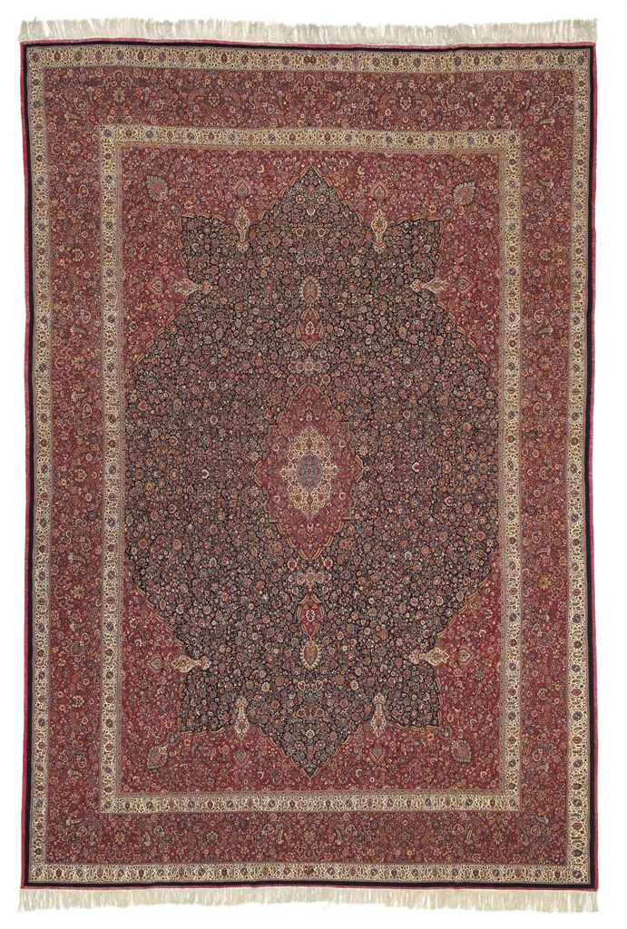 A BAKHTIARI CARPET