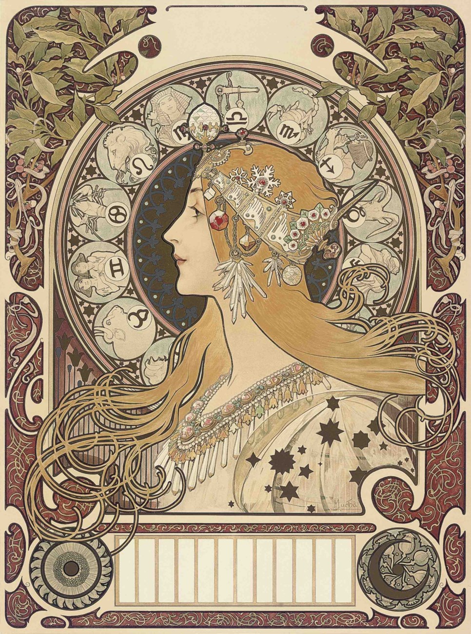 ALPHONSE MUCHA (1860-1939) , ZODIAC, 1896 | Christie's