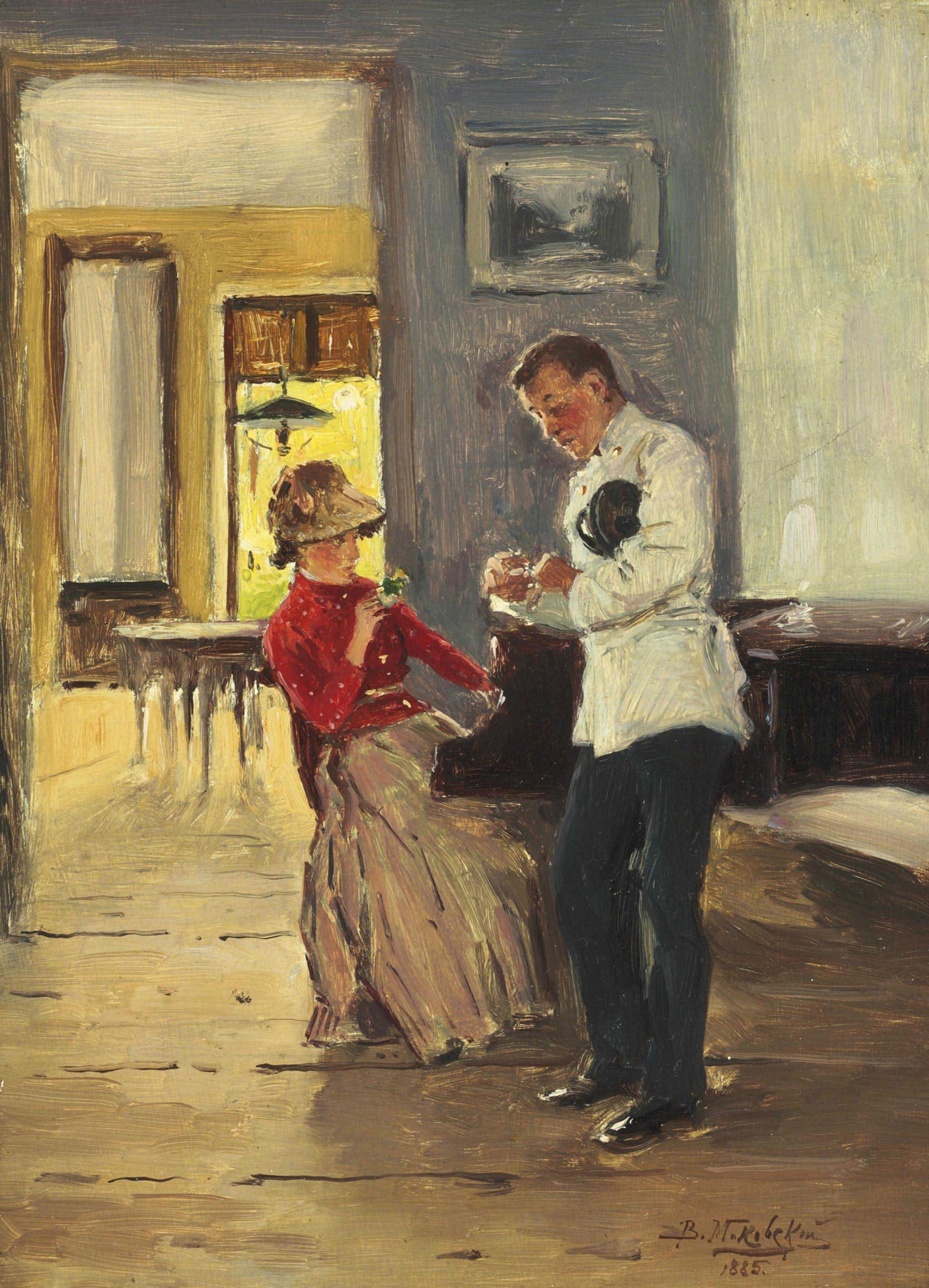 Vladimir Makovsky (1846-1920) , The declaration | Christie's