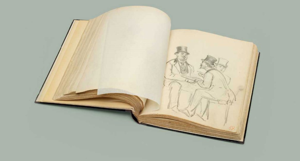 Ilya Repin (1844-1930) , A sketch-book dating from 1872-1875 ...