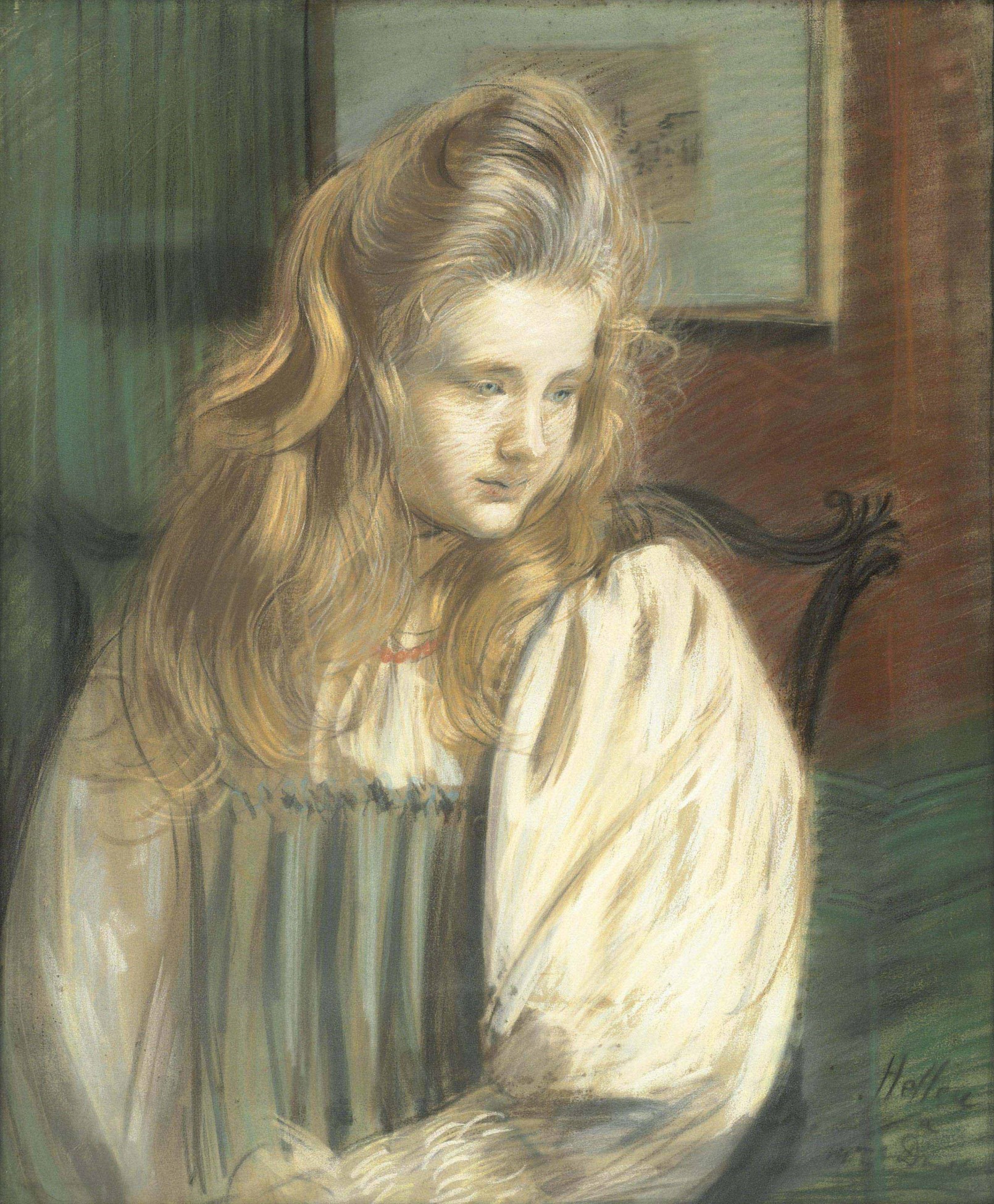 Paul-César Helleu (French, 1859-1927) , Portrait of Jessie Margery ...
