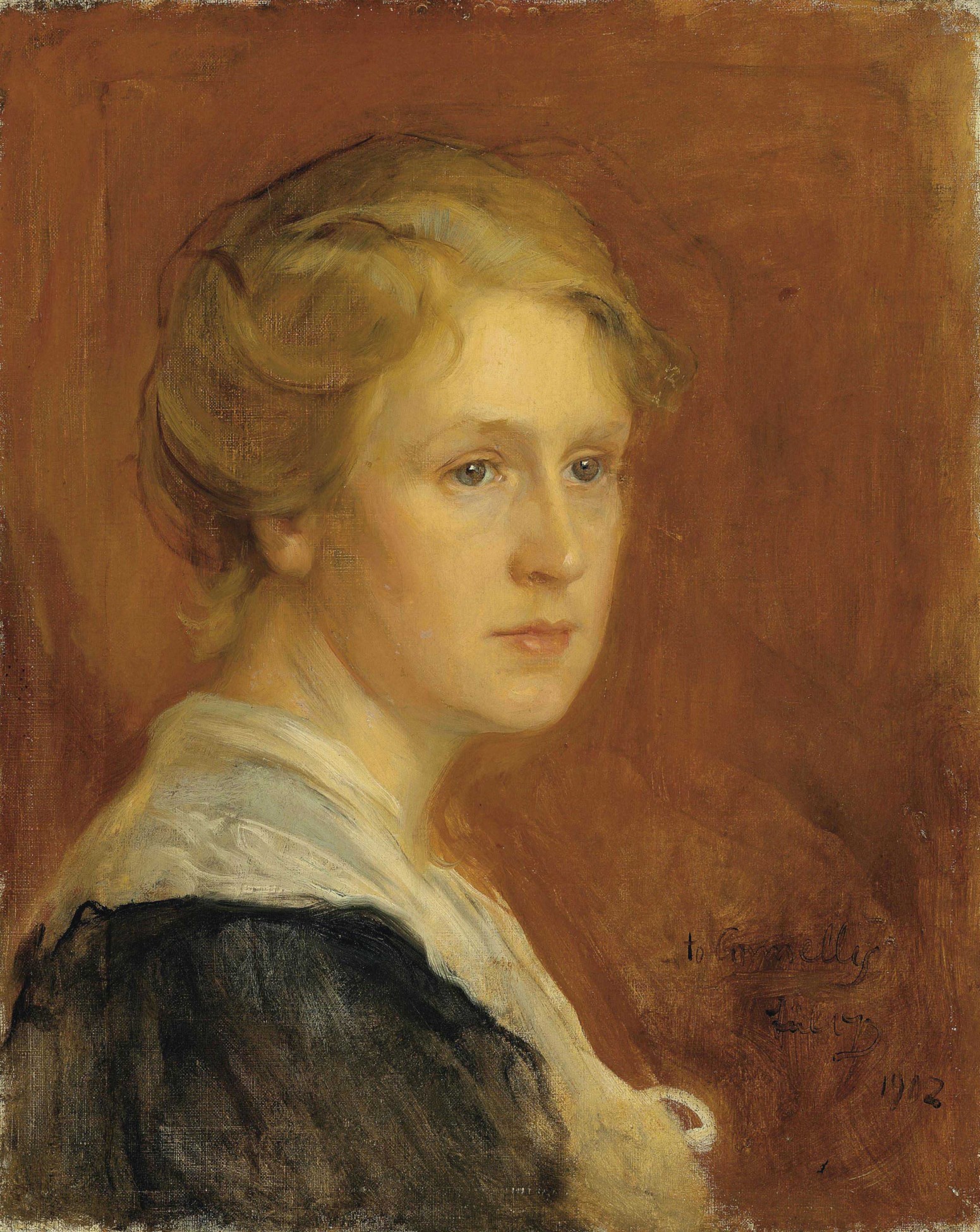 Philip Alexius De László (1869-1937) , Portrait of Miss Constance Ellen ...