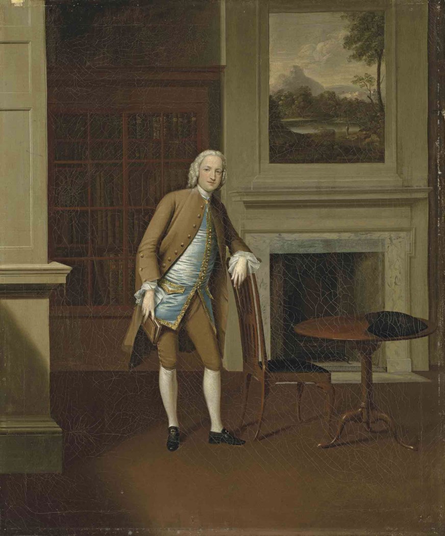 Arthur Devis (Preston 1712-1787 Brighton) , Portrait of William Trollop ...
