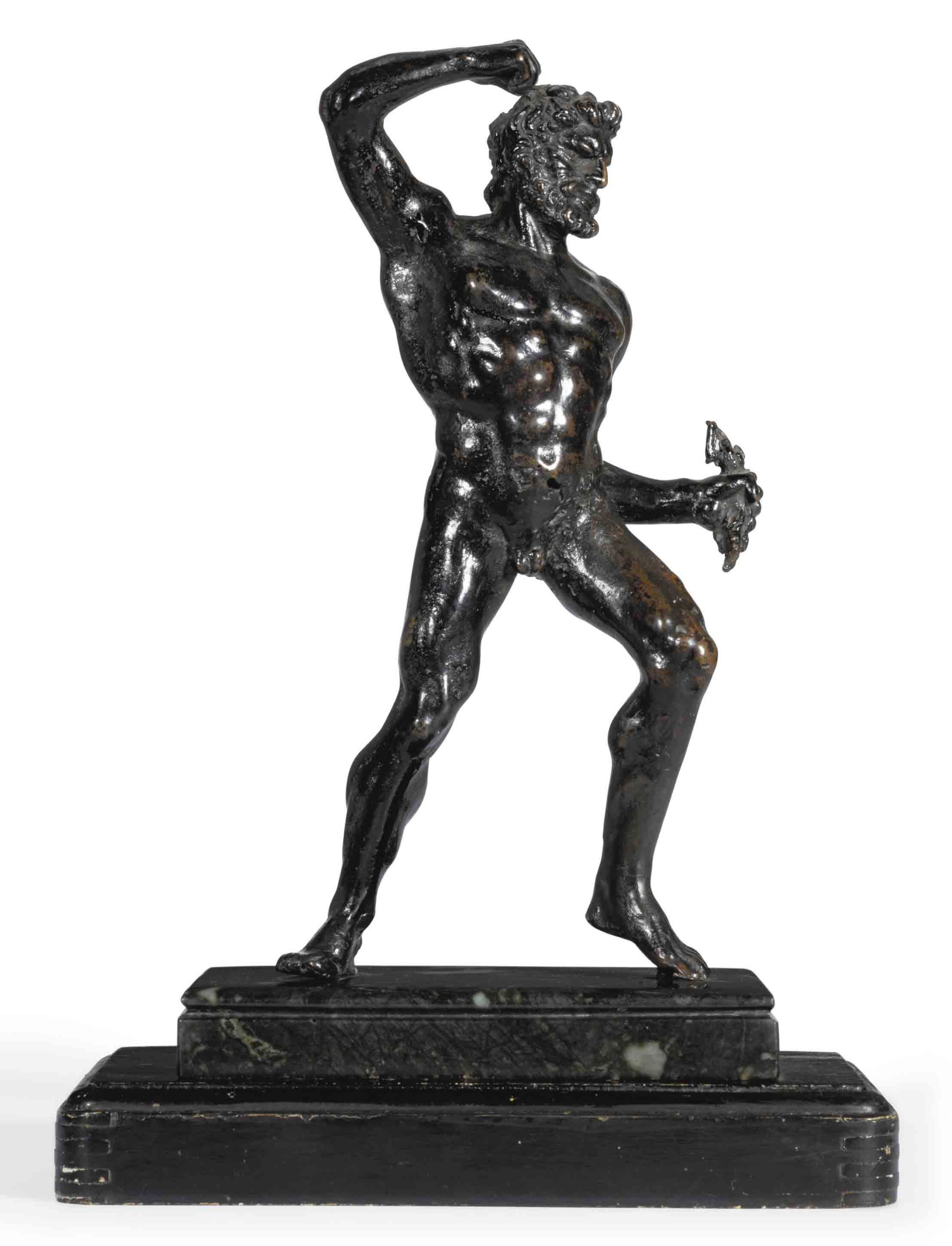 And Hercules Del Bronze Antaeus Pollaiudo