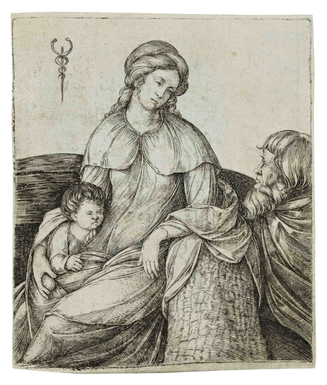 Jacopo de' Barbari (circa 1460/70-1516) , The Holy Family (B. 25 ...