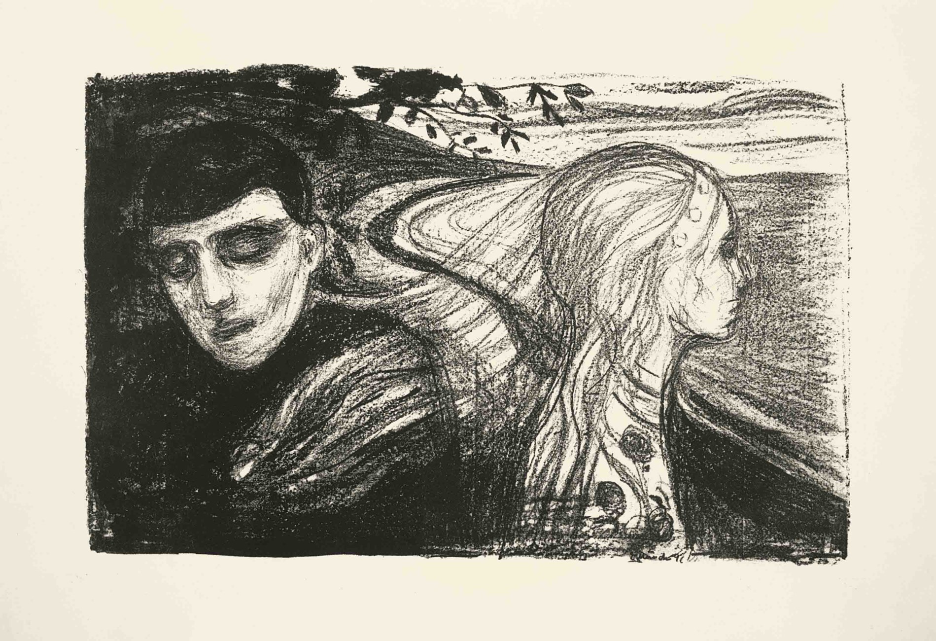 Edvard Munch , Separation II (S. 68; W. 78) | Christie's